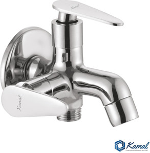 KAMAL Two way Bib Tap Vega Prime Novo | Brass Build | MIrror Finish Two ...