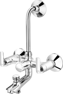 Plantex Pure Brass BAL-519 3in1 Telephonic Wall Mixer for Overhead ...