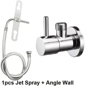 fastgear by Fastgear Steel Turbo Angle Tap with Jet Spray Toilet Sheet ...