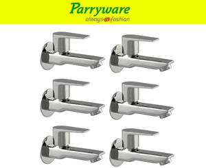 Parryware Praseo Bib Cock Tap long – Wall Mounted Brass set of 6 pic ...