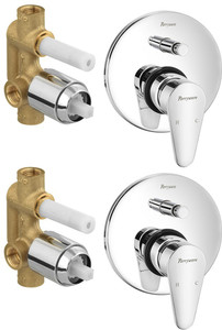 Parryware Uno concealed Diverter Body with Concealed Upper Part set of ...