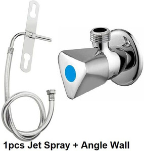 fastgear by Fastgear Steel Triangle Angle Tap with Jet Spray Toilet ...