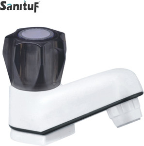 Sanituf PILLAR TAP HEAVY DUTY BASIN TAP CRYSTAL HANDLE FOAM FLOW PILLAR ...