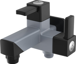 R. N. PTMT Superior Plastic 2 in 1 Bib Cock Tap for Bathroom with 90 ...