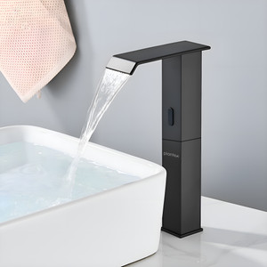 Plantex Pure Brass with Sensor for Bathroom/Long Body Washbasin (Black ...