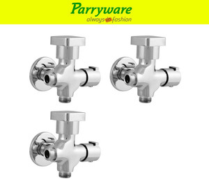Parryware Ritz Brass 2 in 1 angle valveTap set of 3 pic 063 Ritz brass ...