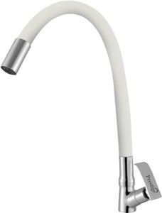 Prestige Qubix Flexible Swan Neck White For Kitchen Sink, Wash Basin ...