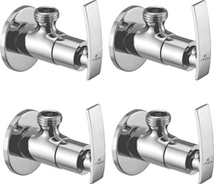 Cliquin Orchid Brass Angular tap_P-4 (Pack of 4) Angle Valve with Wall ...