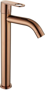 Kopter - Tall Deck Mount 12 inch Table top Basin Pillar Tap ( ROSE GOLD ...
