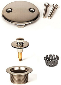 PF WaterWorks Pf0969 Bn Lift Lock (Push Pull) Bath Tub Drain Assembly ...