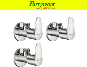 Parryware Uno Mini angle valveTap set of 3 pic 190 Uno Mini brass angle ...