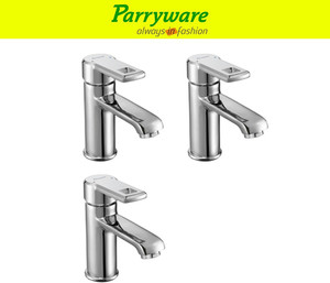 Parryware Vista single lever basin mixer Tap for Wash Basin set of 3 ...