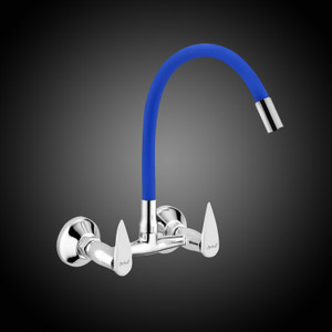 ACHAL Pan Full Flexible Sink Mixer Blue With Flexible Swivel Silicon ...