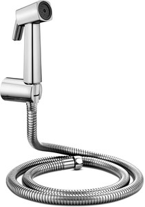 KURIC ABS Square Health Faucet with SS-304 Grade 1 Mtr Flexible Hose ...