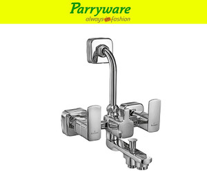 Parryware Quattro brass wall mixer 3 in 1 hot and cold set of 1 pic 177 ...