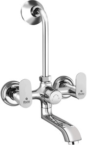 ROCIO City Brass Wall Mixer for Bathroom 2 in 1 with Bend Pipe, Wall ...