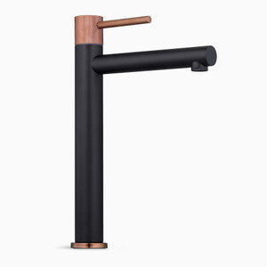 GRAVITY WATERLUXURY BLP9BLC31 Pillar Cock 9” Black Bachelor Pillar Tap ...