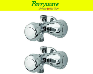 Parryware Jasper brass two way angle valve set of 2 pic 030 Angle Valve ...