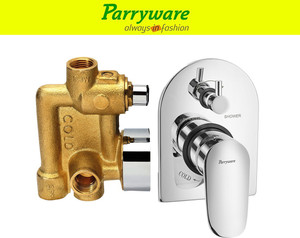 Parryware Alpha 3 way conceald diverter body + upper trim 106 Alpha ...