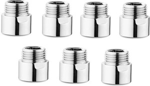 Clinton BRASS 1 INCH" EXTENSION NIPPLE FOR PIPE FITTINGS (PACK OF-7 ...