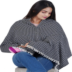 Aguila Premium Soft And Warm Feeding shawl Black Feeding Cloak - Buy ...