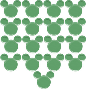 BHAVYARPAN Unbreakable Mickey Shape Snack Serving Plate Tray Dish ...