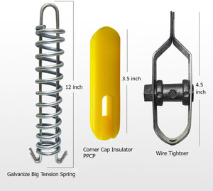 CRISOMA Farm Fencing Solar Zatka Tension Spring | Corner Cap | Wire ...