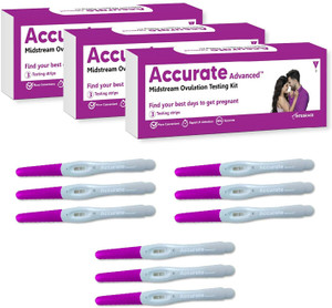 Accurate Advanced Midstream Pregnancy Planning Ovulation Kit Price in ...