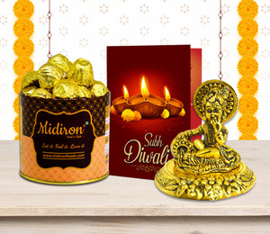 Midiron Diwali gift Combo Pack| Diwali Gift set with 90gm Chocolate Box ...