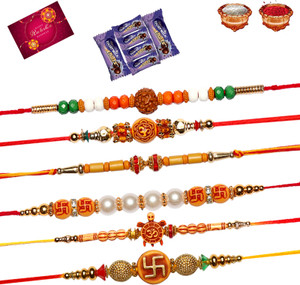 Clinkz RAKHI_RAKHI FOR BROTHER_SET OF 6_A148 Assorted Gift Box Price in ...