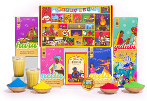 Phool Falgun Organic Gulal Holi Hamper |Thandai & Natural Colour ...