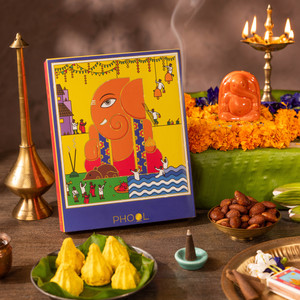 Phool Plantable Rakhi Ganesh Pooja Assorted Gift Box Price in India ...