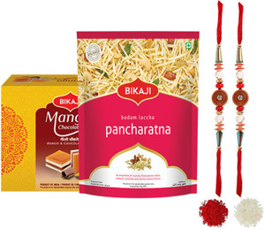 Bikaji Aslee Bikaneri Simple Bhai Rakhi | Mango Chocolate | Badam ...