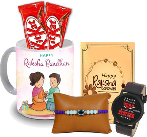 Midiron Beautiful Raksha Bandhan Combo with Chocolate Bars, Rakhi ...