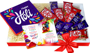 Midiron Happy Holi Gift Hamper | Chocolates with Greeting card for Holi ...