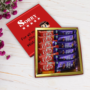 Chocoloony Sorry Chocolate Box | I Love You I'm Sorry gift box gift ...