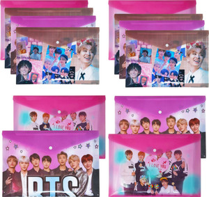 Flipkart.com | Parteet PLASTIC Premium Qulaity A4 Size BTS Printed File ...