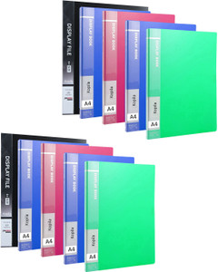Flipkart.com | Kopila Plastic Display File with 20 Pocket A4 Size for ...