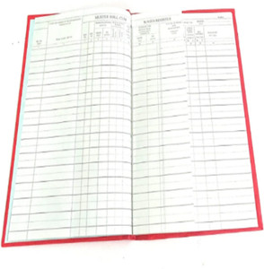 Flipkart.com | 90 Degree Muster Roll Cum Wages Register Book Workers ...