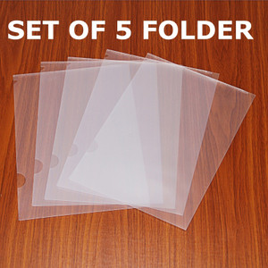 Flipkart.com | Sachi Polyprophyene Transparent L Shape Folder ...
