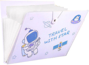 Flipkart.com | IndusBay Plastc Astronaut Space Theme File Folder With ...