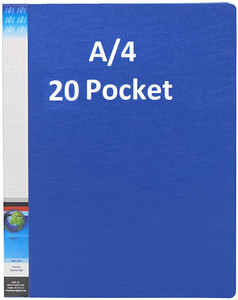 Flipkart.com | canoff PLASTIC 20 Pocket Display File /Leaf Fil (A4 ...