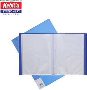 Flipkart.com | Kebica Plastic Display Book File Folder A4 Size 20 Leaf ...