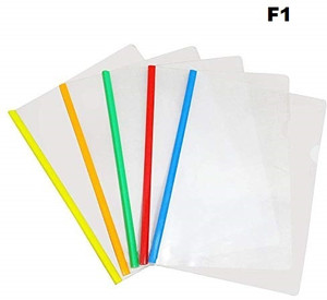 Flipkart.com | Alusters File Folder for A4 Paper Report Cover Strip ...