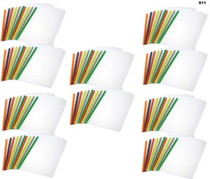 Flipkart.com | Alusters Stick File Folder A4 Size Transparent Strip ...