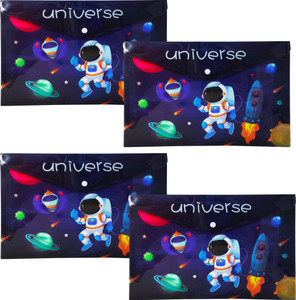 Flipkart.com | Parteet PLASTIC Premium Qulaity A4 Size Space Theme File ...