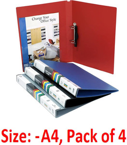 Flipkart.com | SVS Plastic Ring Binder File 2D A4 Size Tough & Durable ...