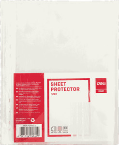 Flipkart.com | Deli PP Sheet Protector A4 Size - Sheet Protector A4 Size