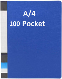 Flipkart.com | vavia Plastic 100 Pocket Display File / Leaf Fil (A4 ...