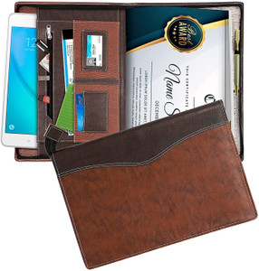 Flipkart.com | A1 SQUARE BROWN FU LEATHER 20 LEAF FILE FOR DOCUMENT ...